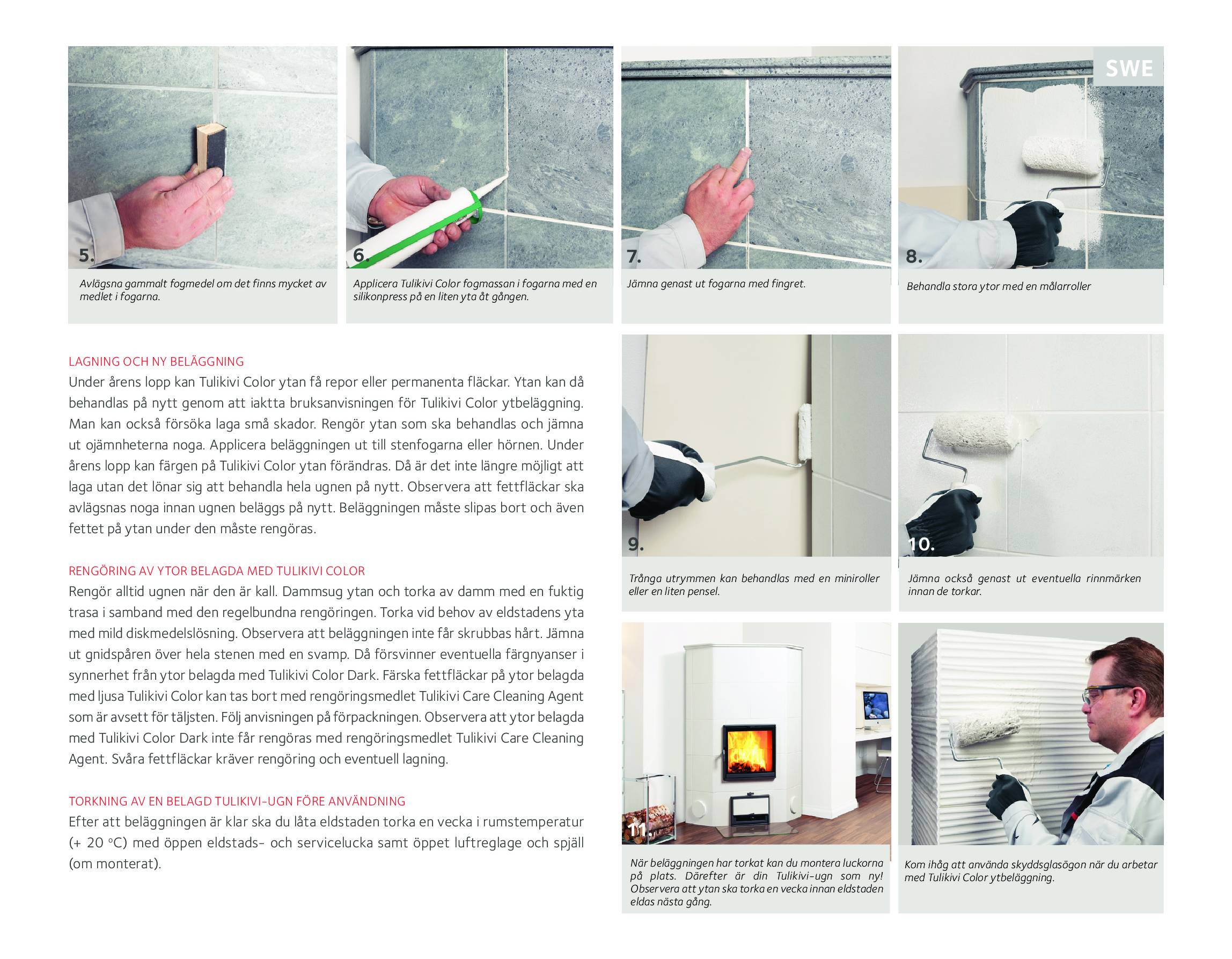 Инструкция Покрытие Tulikivi Color — Spakõ